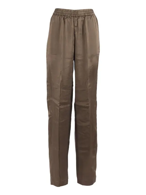 Aspesi Elasticated Waist Trousers - Brown