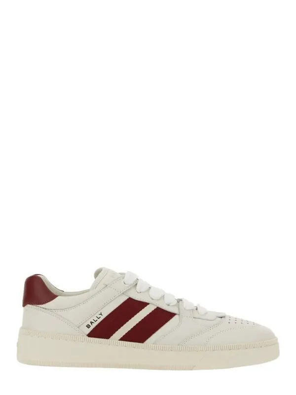 Bally Raise Lace-up Sneakers With Striped Detailing - Nude