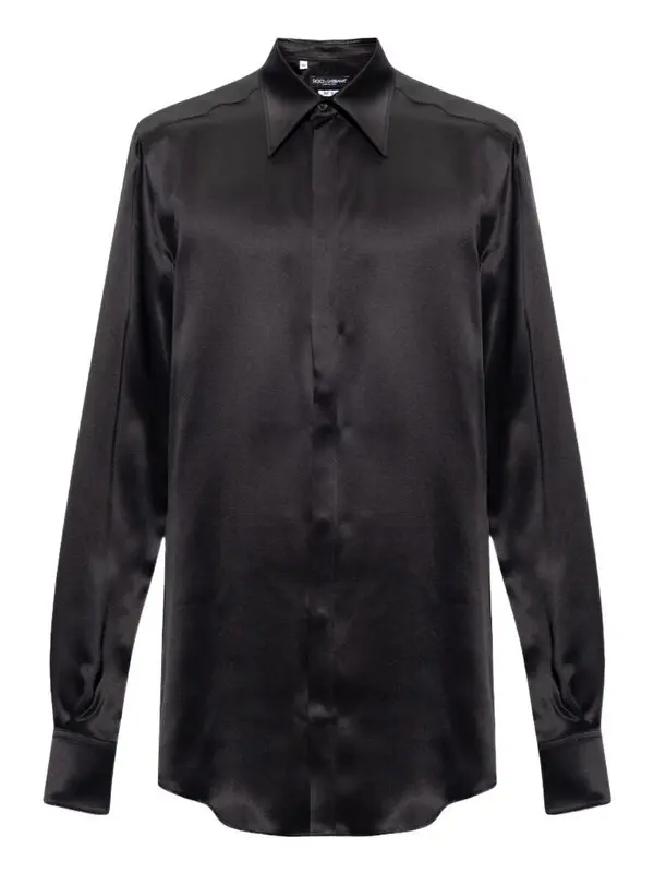 Dolce & Gabbana Dolce Gabbana Long-sleeved Shirt - Black