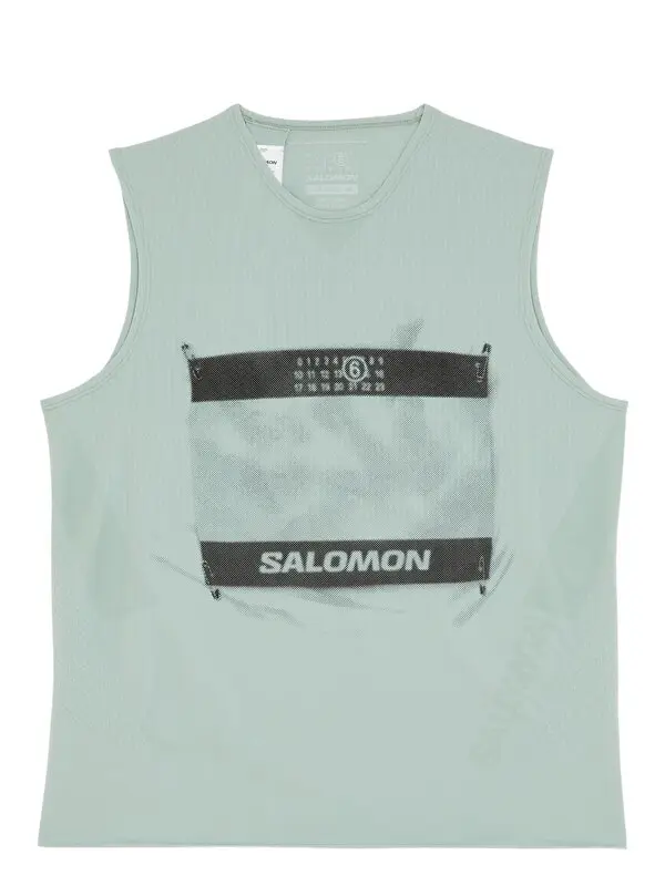 MM6 MAISON MARGIELA X SALOMON Printed Tank Top - Green