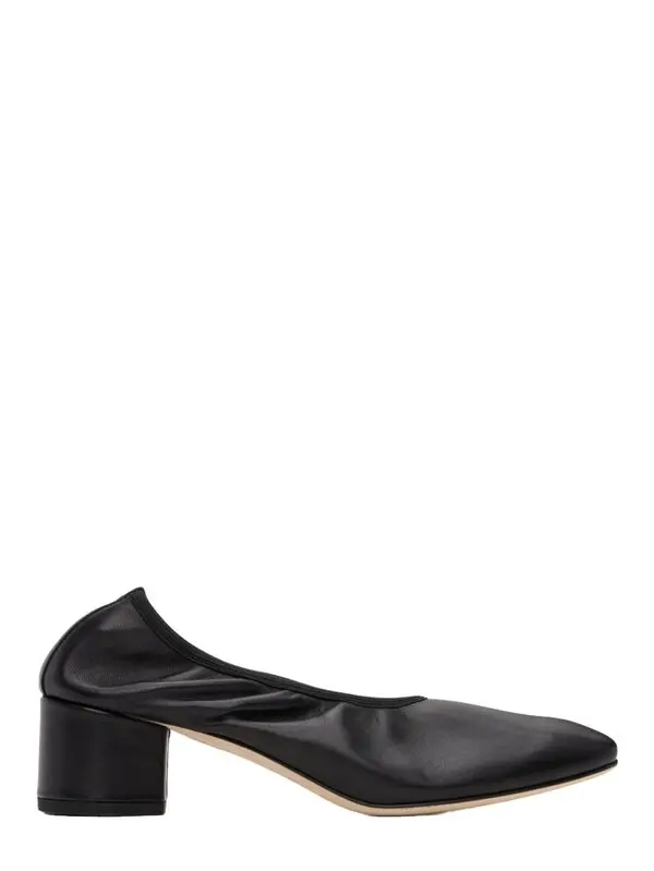 AeydĒ Round Toe High Heel Pumps - Black