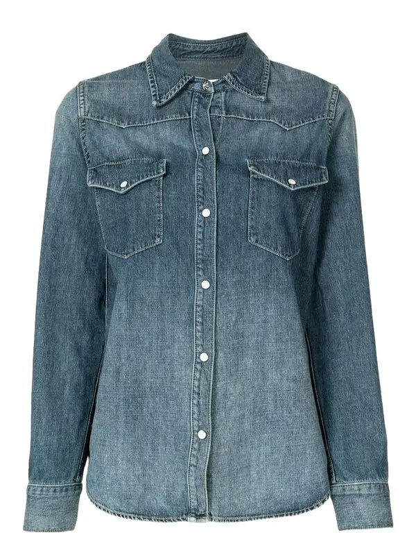 NILI LOTAN Long-sleeved Shirt - Blue