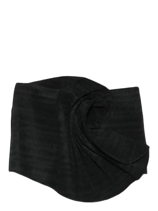 Magda Butrym Pleated Mini Skirt - Black