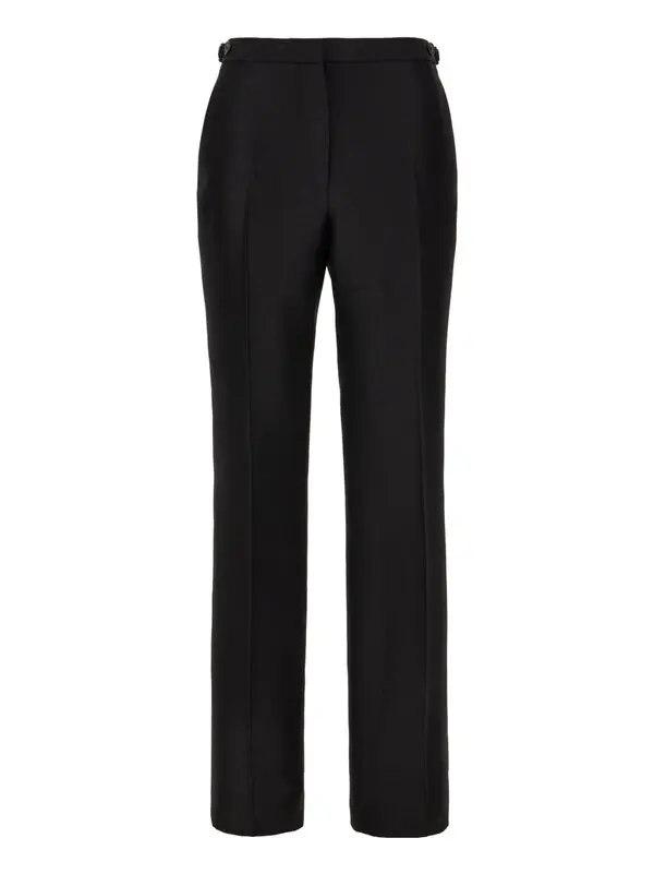 THE ROW Pleated Tailored Trousers - Black