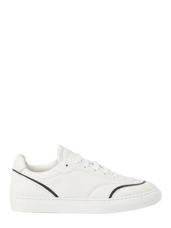 Brunello Cucinelli Monili-chain Sneakers - White