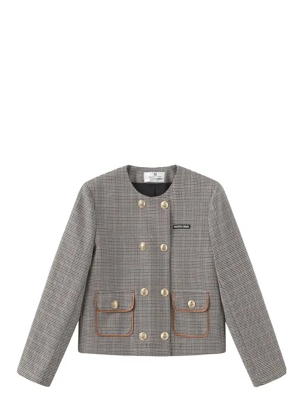 Marissa Chiara Long-sleeved Casual Jacket - Coffee