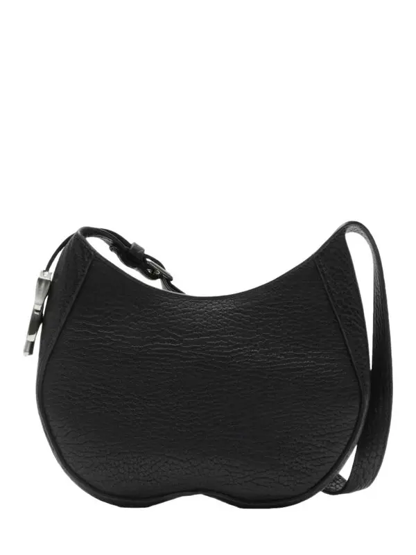 Burberry Zipped Shoulder Bag - Black