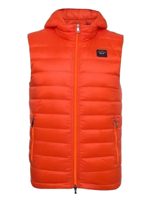 PAUL  SHARK Paul & Shark Quilted Vest With Removable Hood - Red