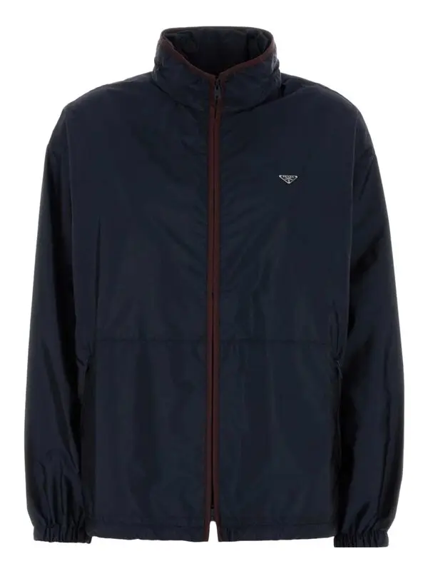Prada Re-nylon Blouson Jacket - Navy Blue