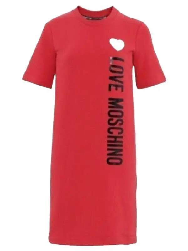 Moschino Printed Dress - Red