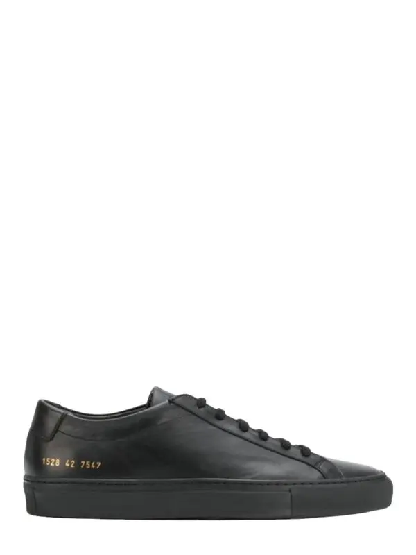 COMMON PROJECTS Lace-up Round Toe Sneakers - Black