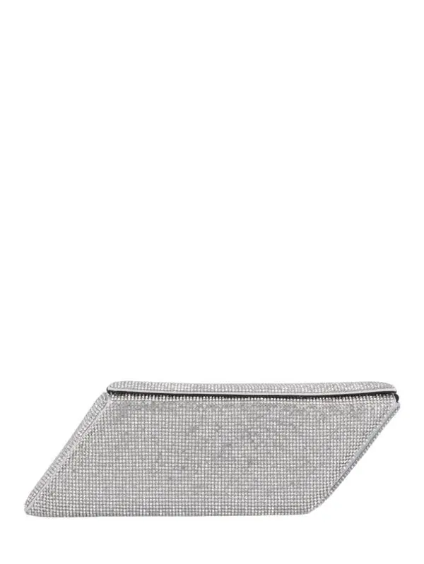 Kara Embellished Box Bag - Gray