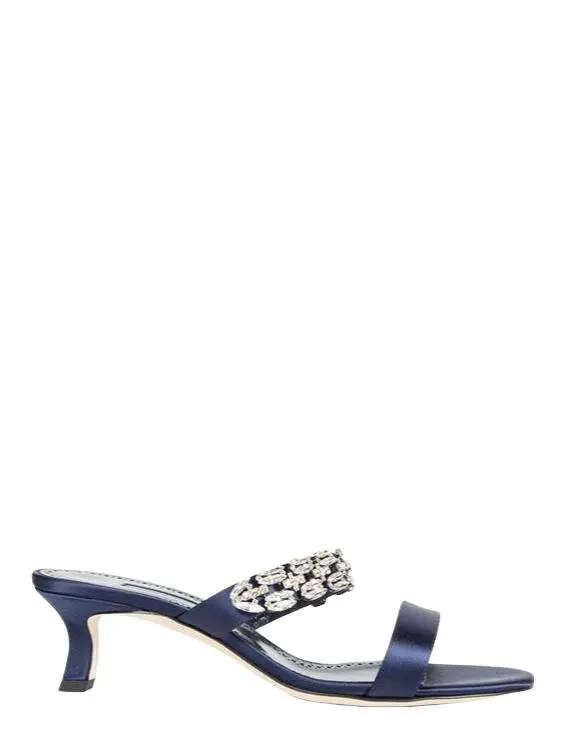 Manolo Blahnik Stiletto High-heeled Sandals - Blue