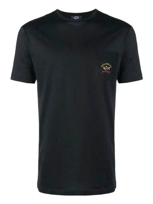 PAUL  SHARK Round-necked T-shirt - Black
