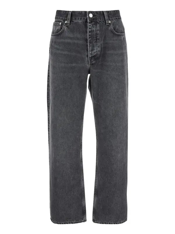 WON HUNDRED Belted Regular-fit Jeans - Black