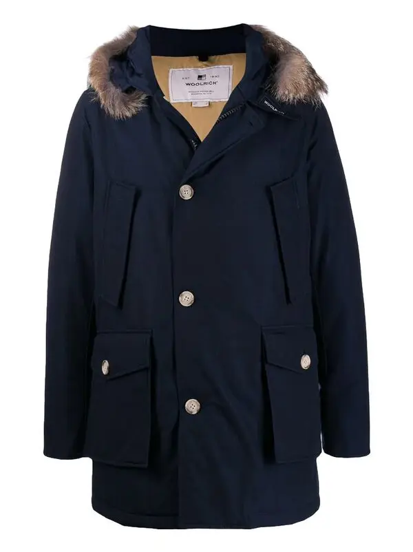 Woolrich Hooded Down Parka - Black