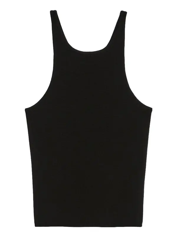 Max Mara Wool Neck Vest - Black