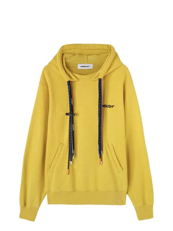 AMBUSH Multicord Drawstring Cotton Hoodie - Yellow