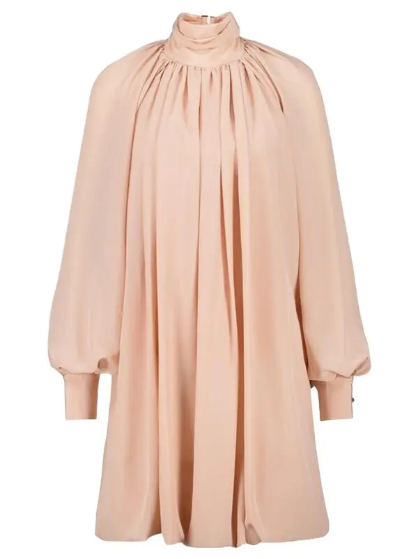 Stella McCartney High Neck Mini Dress - Nude