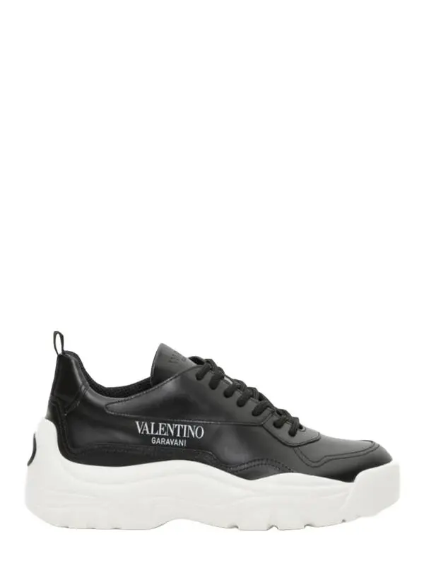 Valentino Garavani Logo Sneakers - Black