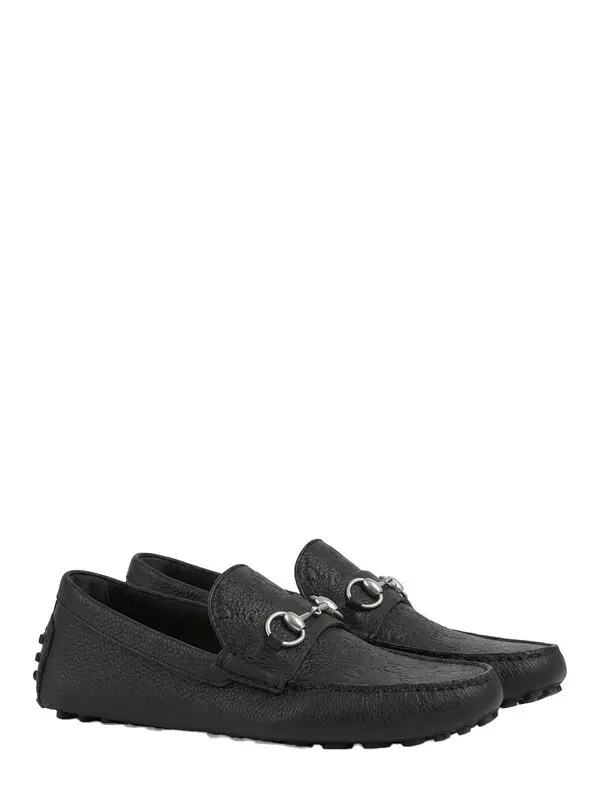 Gucci Horsebit Detailed Drivers - Black