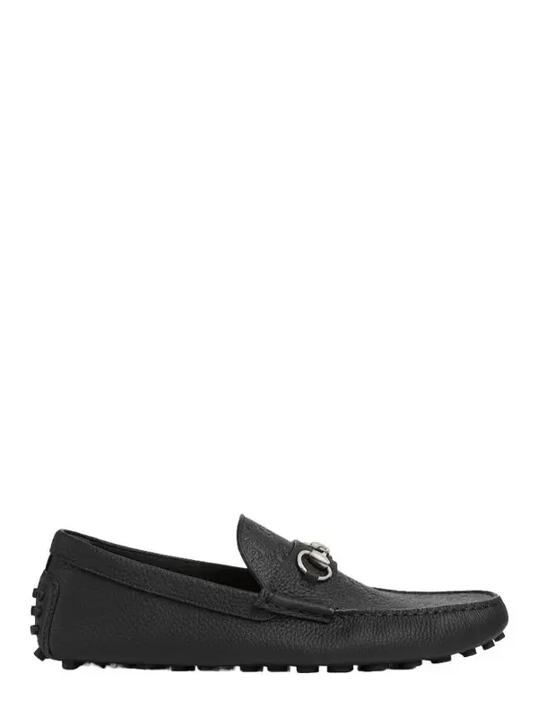 Gucci Horsebit Detailed Drivers - Black
