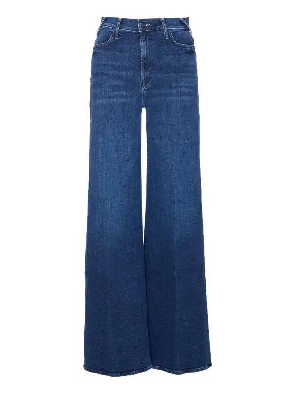 MOTHER The Hustler Roller Sneak Jeans - Blue