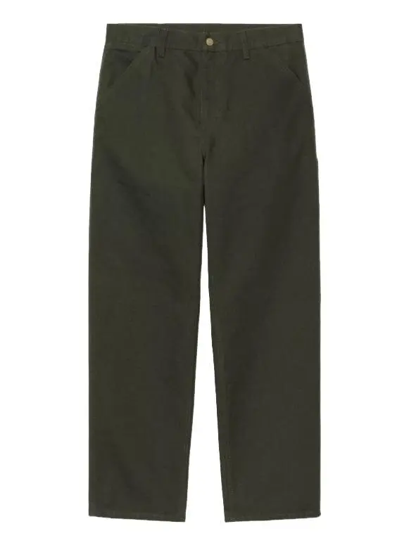 Carhartt Work In Progress Patch Pocket Denim - Olive, Rinsed