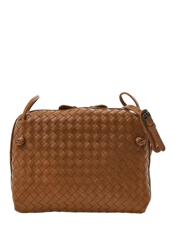 Bottega Veneta Woven Shoulder Bag - Camel