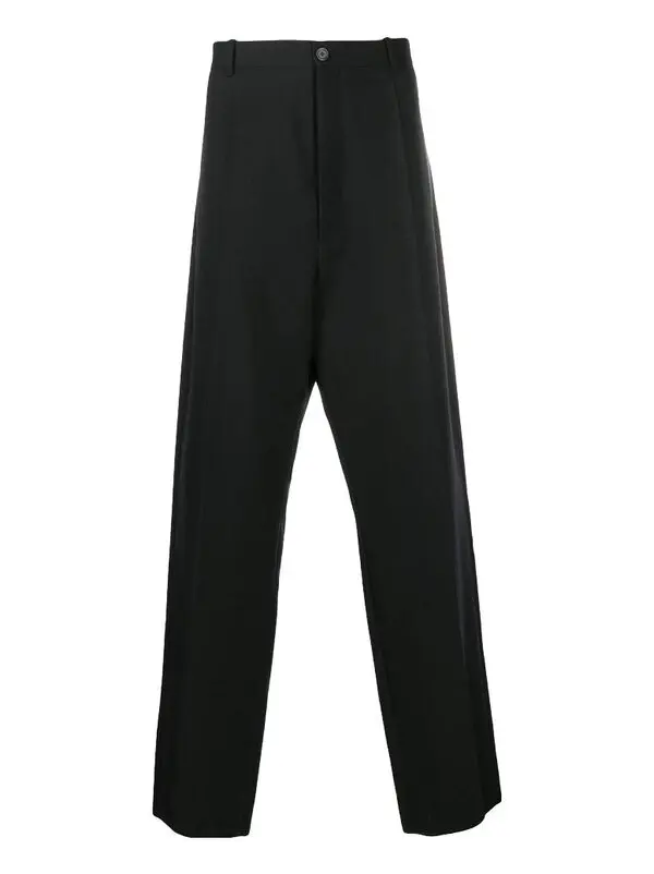 Balenciaga Fitted Casual Pants - Black