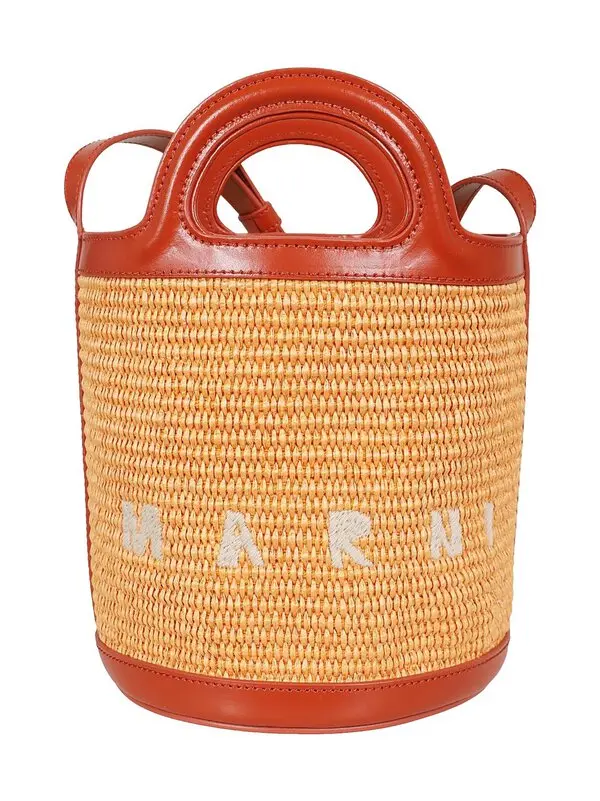Marni Mini Tropicalia Bucket Bag - Nude