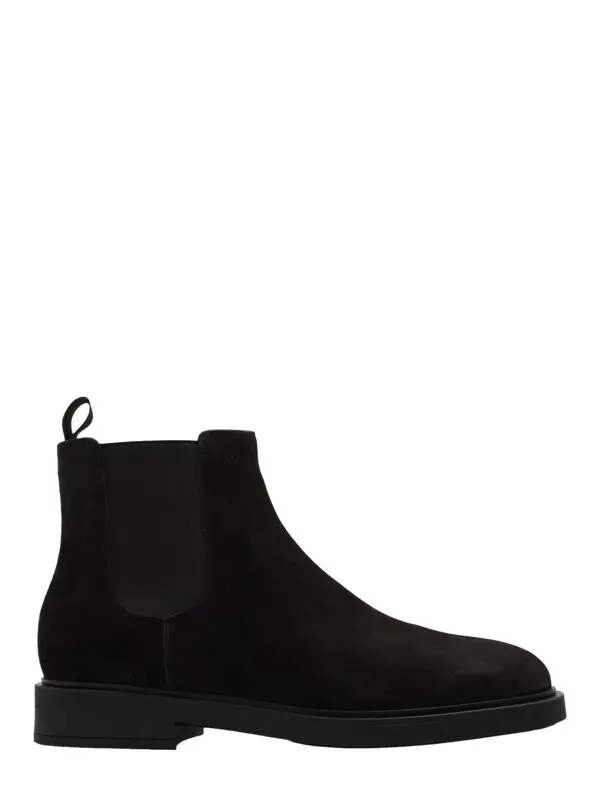GIANVITO ROSSI Douglas Suede Chelsea Boots - Black