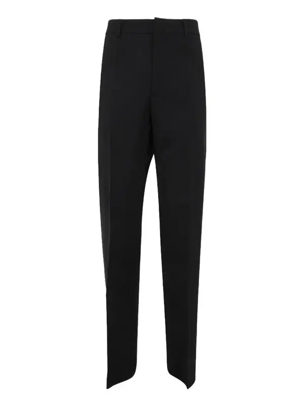 Dsquared2 Logo Plaque Tailored Trousers - Black