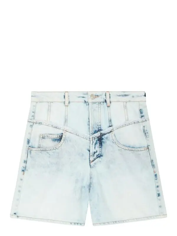 Isabel Marant Étoile High-waisted Denim Shorts - Blue