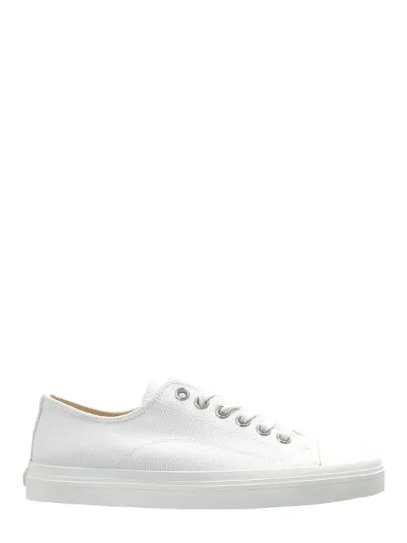 Moschino Square-toe Low-top Sneakers - White