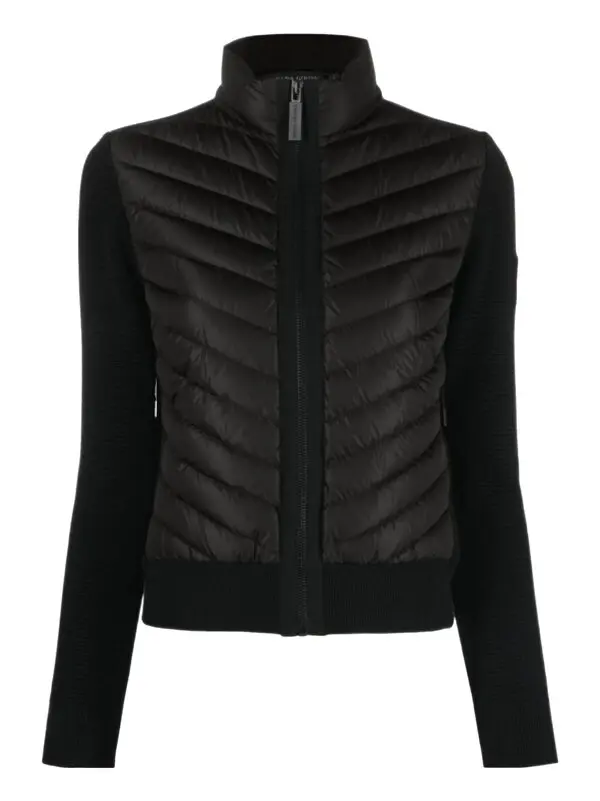 Canada Goose Hybridge Panelled High-neck Jacket - Black