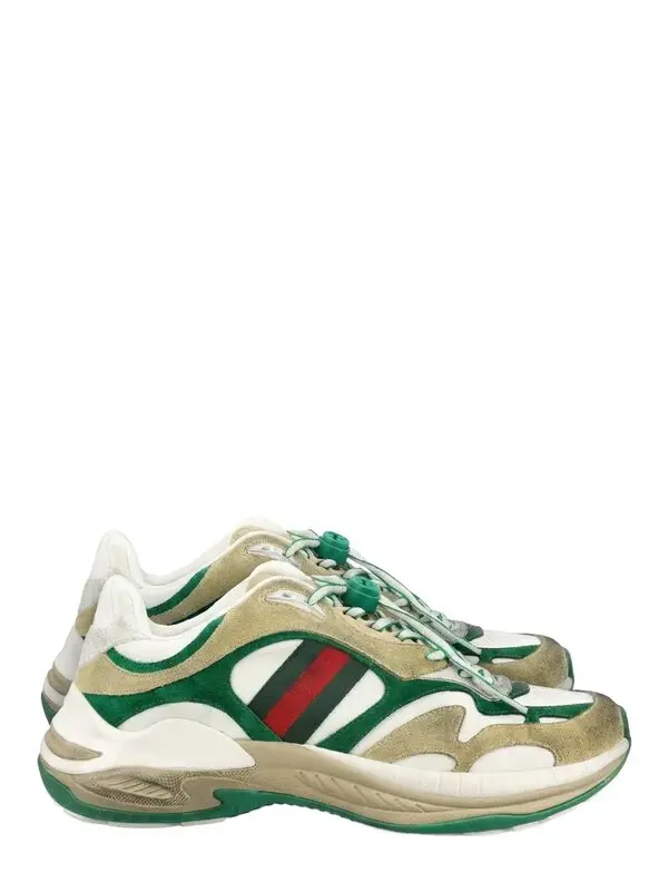 Gucci Panelled Lace-up Sneakers - Multicolor