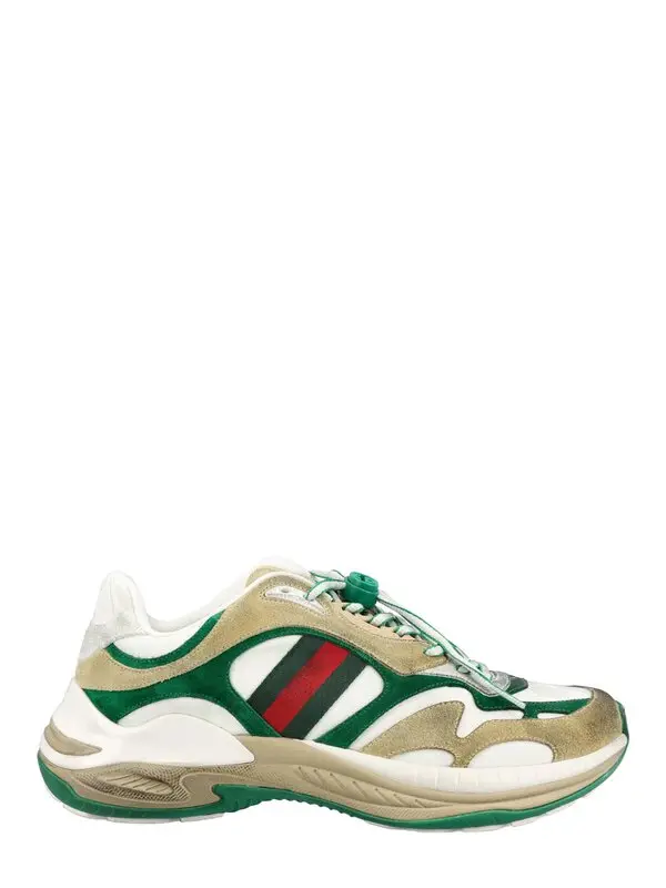 Gucci Panelled Lace-up Sneakers - Multicolor