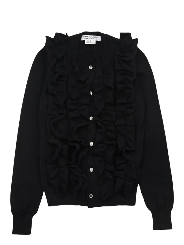 Comme Des Garçons Bow Cardigan - Navy Blue