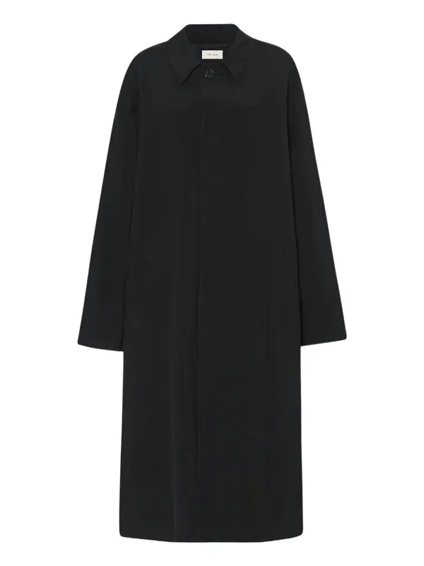 THE ROW Rocco Wool Coat - Black