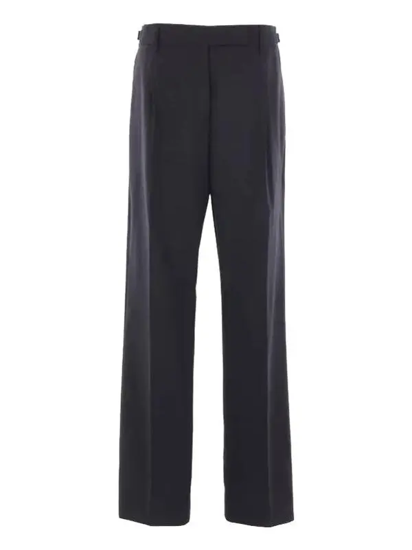 Prada Pleated Trousers - Black