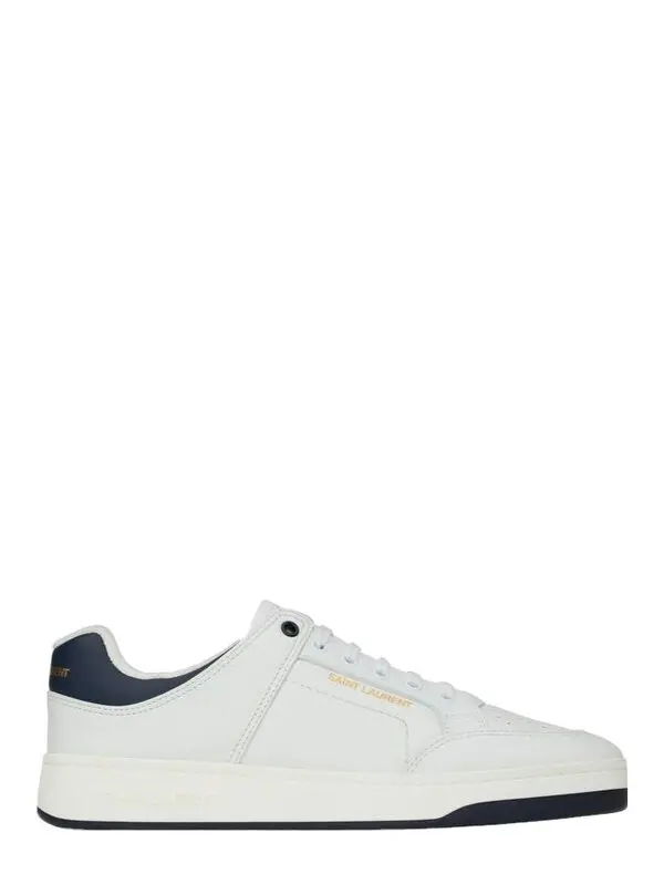 Saint Laurent Sl/61 Low Top Sneakers - White/north Sea