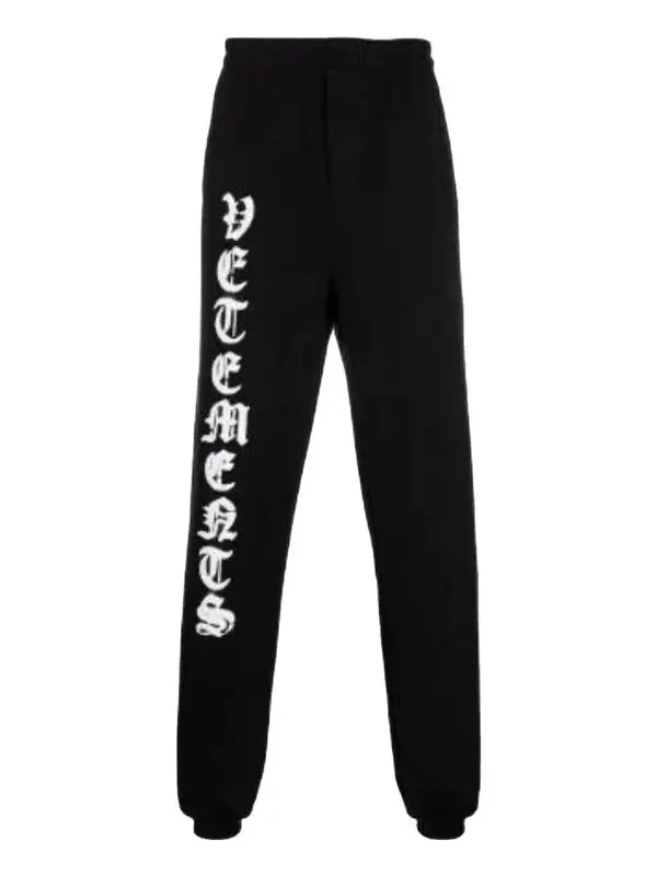 Vetements Logo Logo Sweatpants - Black