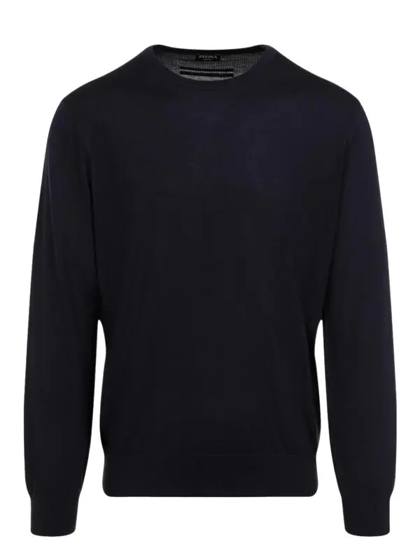 Zegna Cashmere Sweater - Navy Blue