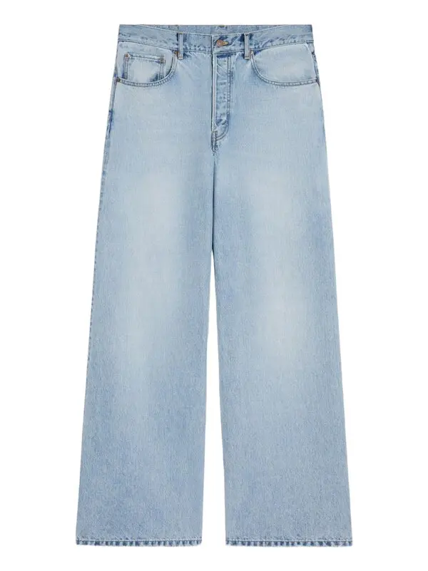 Celine Max Jeans In Cotton Denim - Blue Bliss
