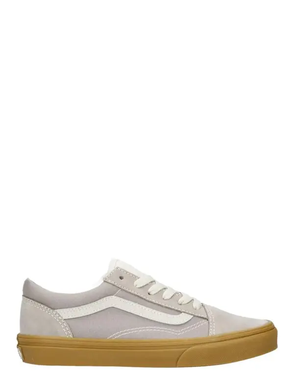 VANS Round Toe Lace-up Sneakers - Gray