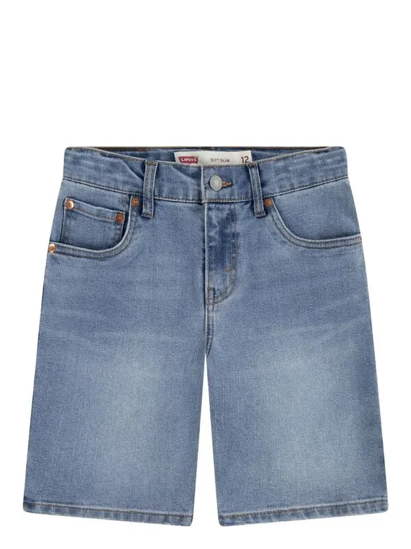 LEVI'S Denim Waistband Shorts - Blue