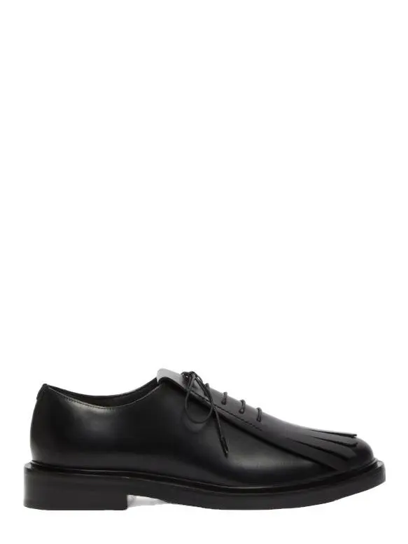 Max Mara Tassel Lace Derby Shoes - Black