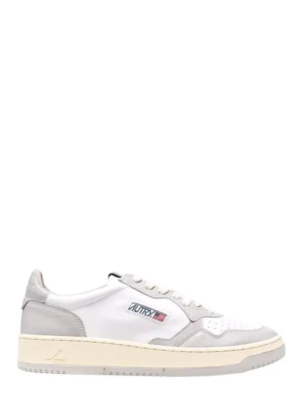 AUTRY Logo Patch Low-top Sneakers - White