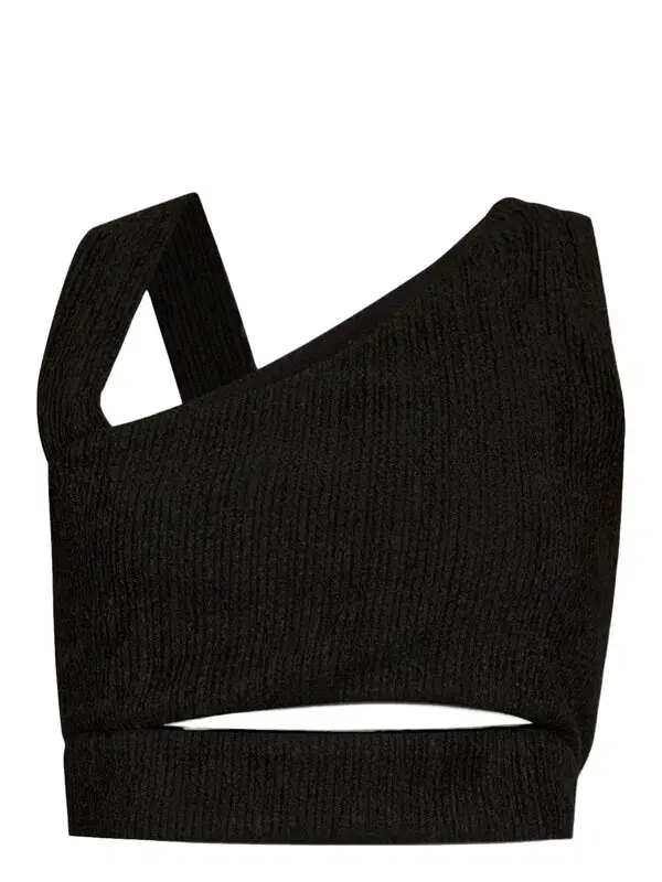 IRO PARIS Asymmetrical Neckline Vest - Black
